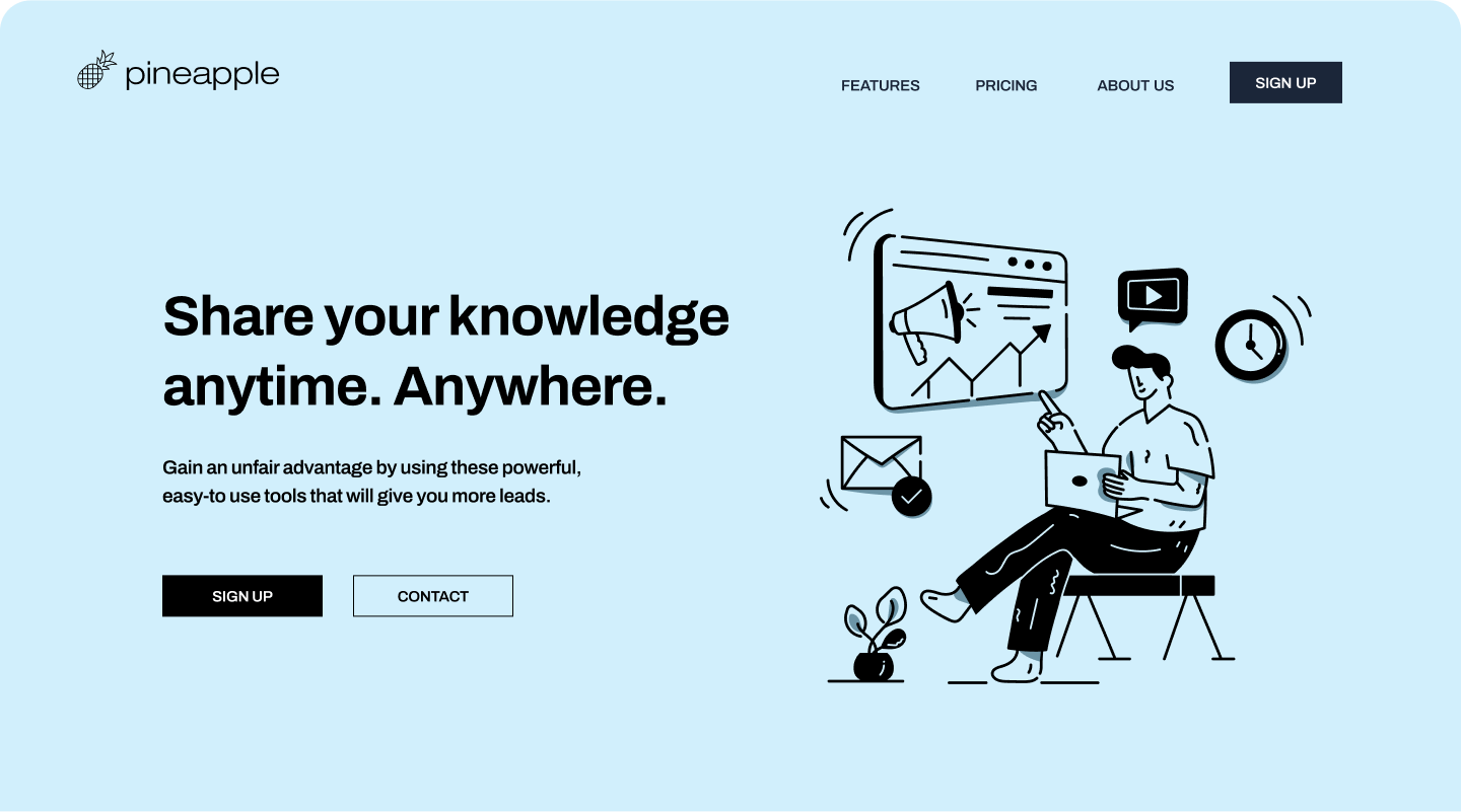 Pineapple Builder - AI Website Builder for Businesses